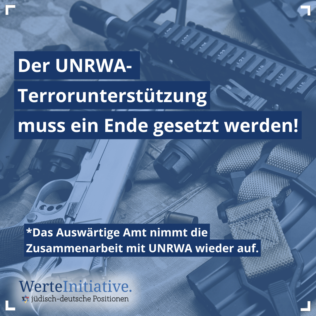 Pressemitteilung: Der UNRWA-Terrorunterstützung muss ein Ende gesetzt ...